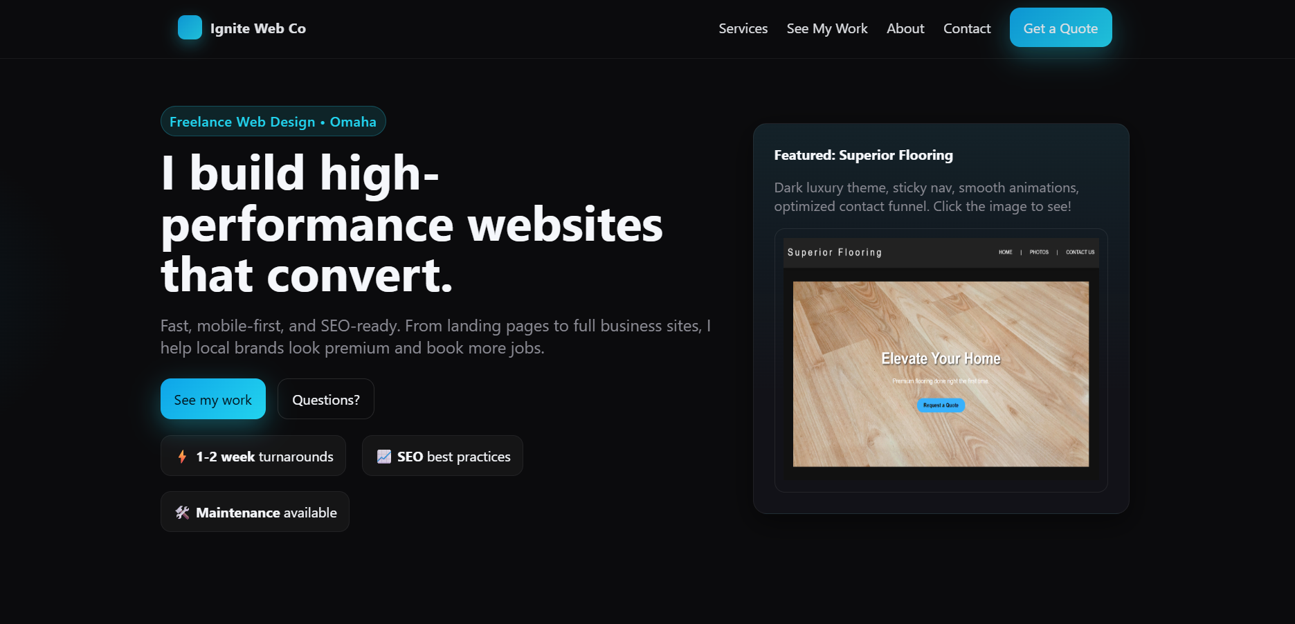 Ignite Web | Web Designer & Developer
